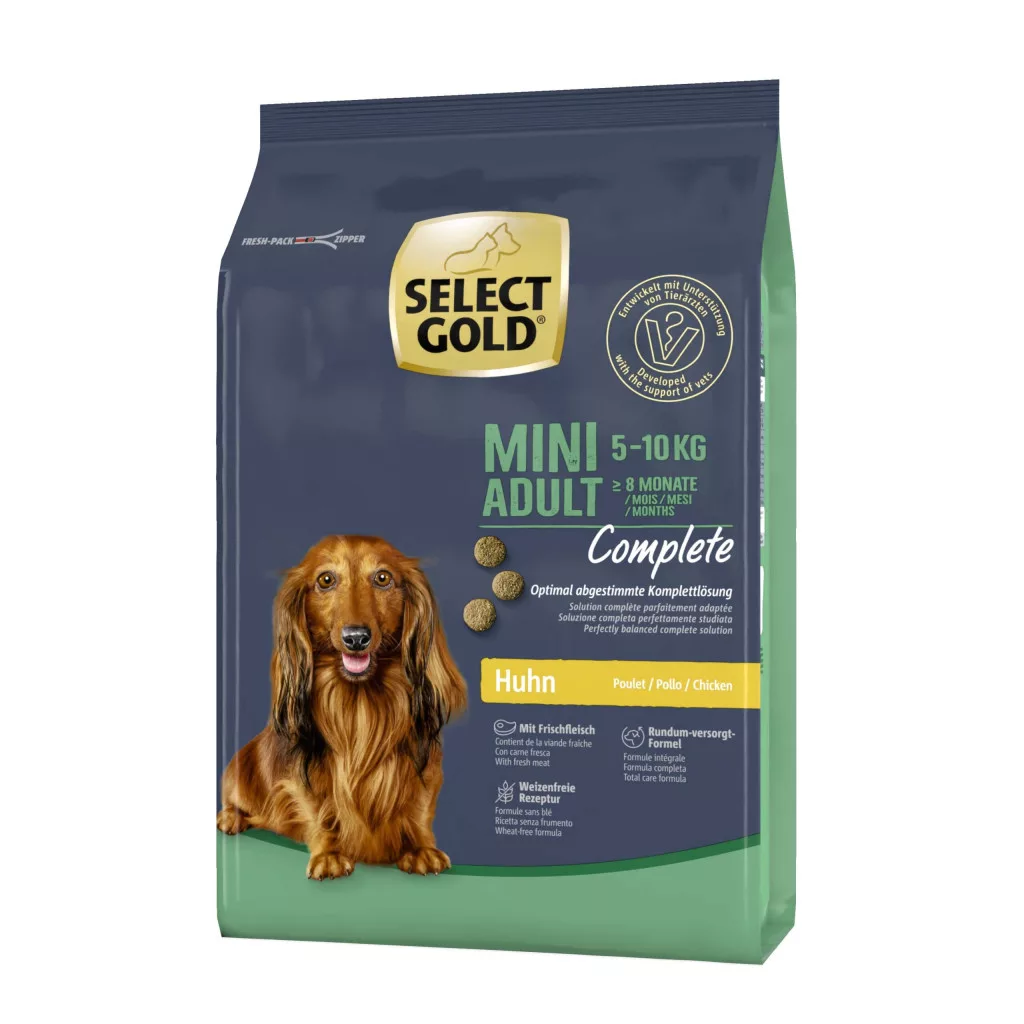 Select Gold Complete száraz kutyaeledel mini adult csirke 1k