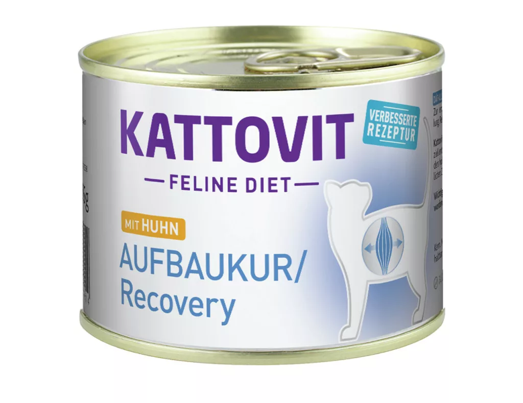 Kattovit Feline Diet Recovery konzerv macskaeledel csirke 12